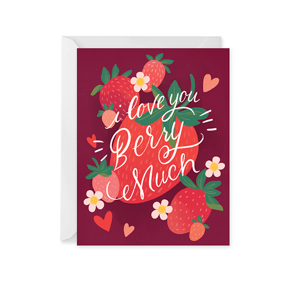 Berry Much Card – Paper Raven Co.