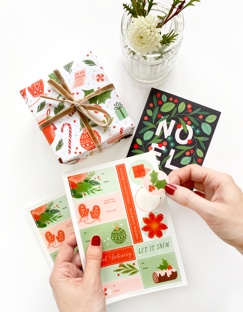 Holiday Gifting Stickers – Paper Raven Co.