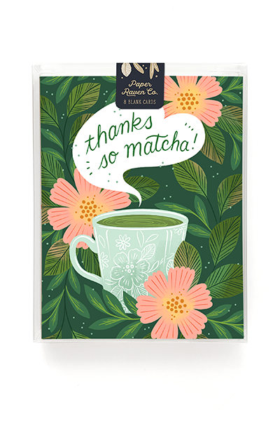 Thanks So Matcha Card – Paper Raven Co.